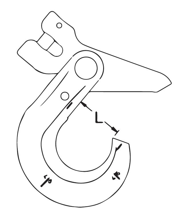 Crochet à verrouillage à chape Crosby G100 - Prolev